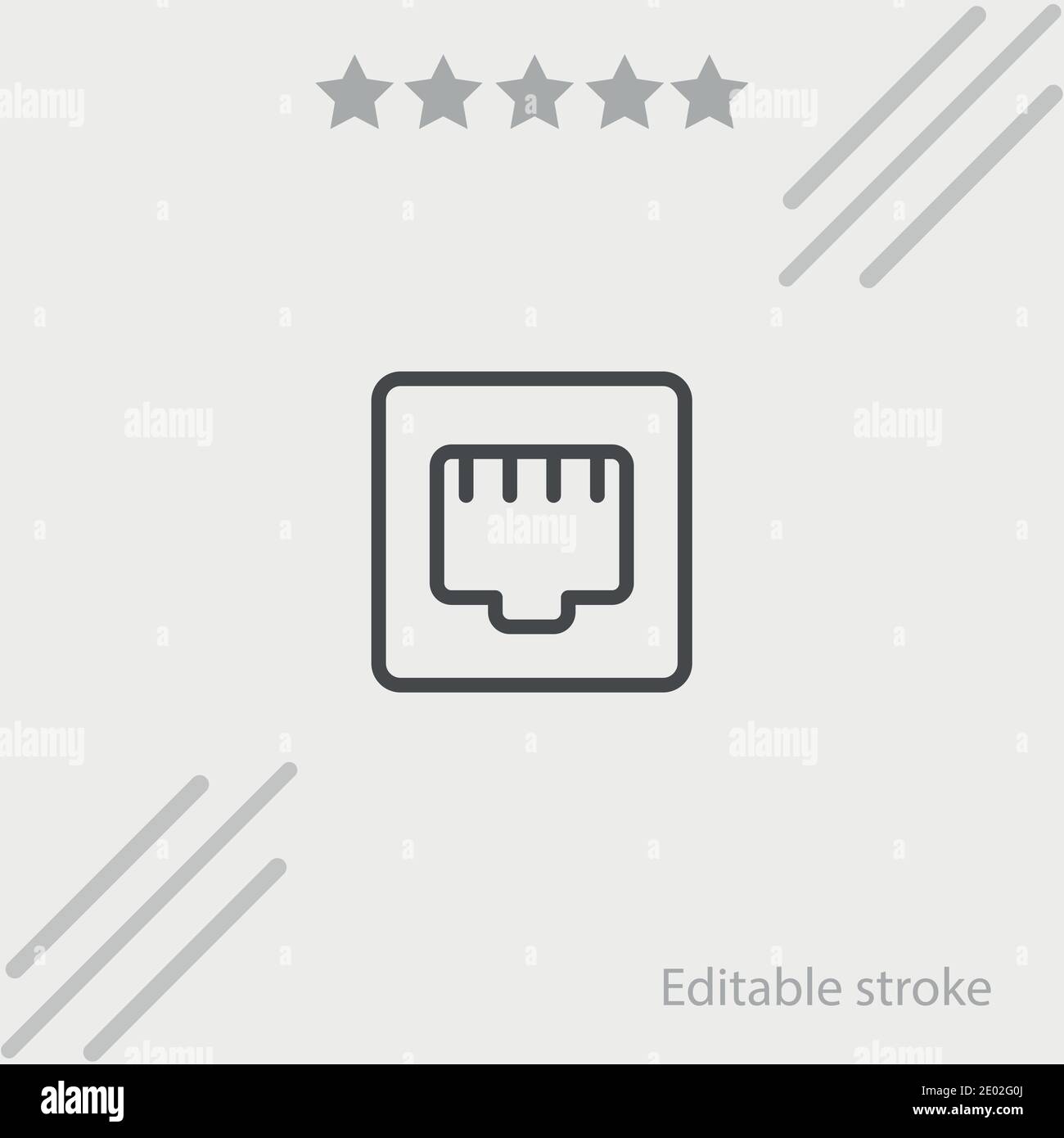 Jack rj45 Black and White Stock Photos & Images - Alamy