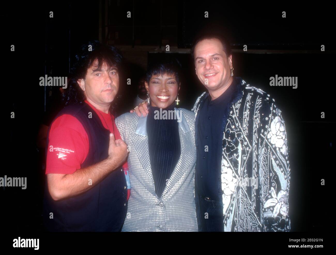 Los Angeles, California, USA 29th April 1996 (L-R) Musician Fermin ...