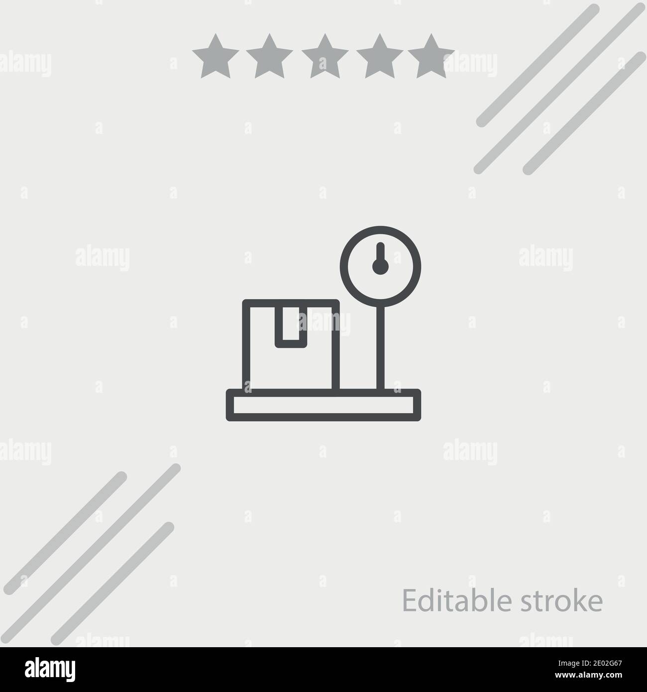 meter vector icon modern simple vector illustration Stock Vector Image ...