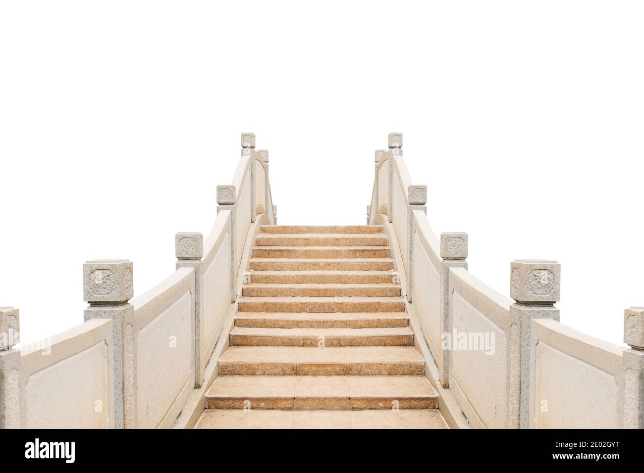 Chinese arch bridge isolated over white background Stock Photo - Alamy