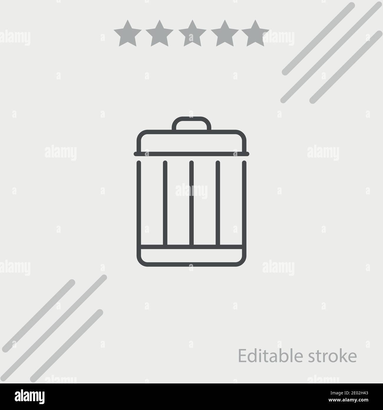 bin vector icon modern simple vector illustration Stock Vector Image ...