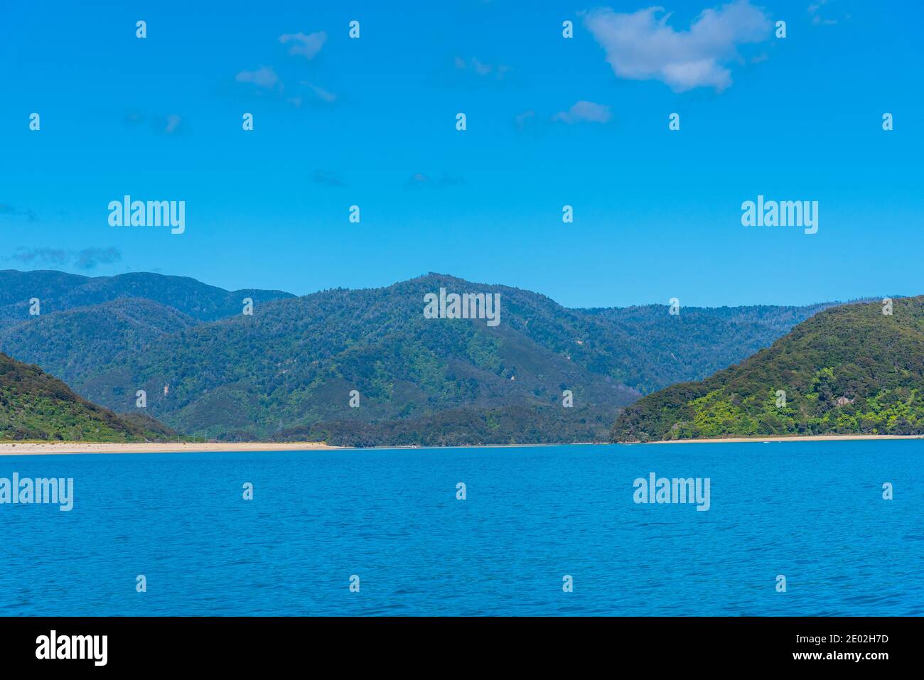Awaroa beach at Abel Tasman national park in New Zealand Stock Photo ...