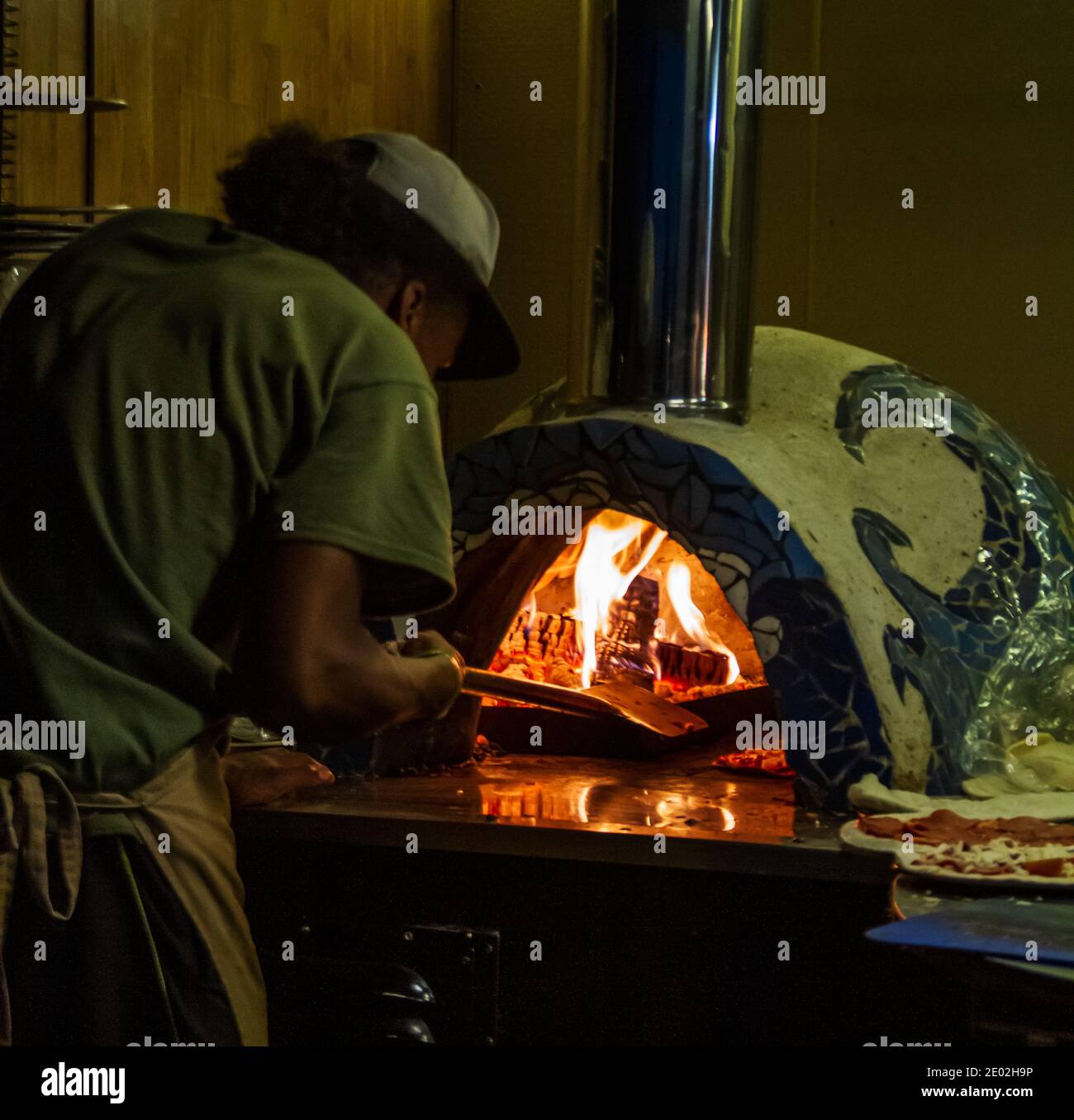 Wood fired pizza oven hi-res stock photography and images - Alamy