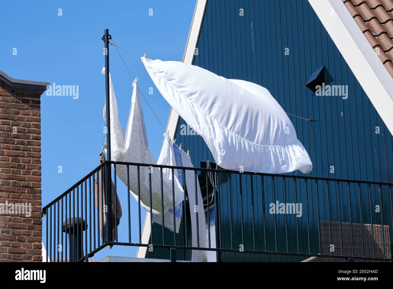 Laundry Blowing In Wind On High Resolution Stock Photography and Images ...