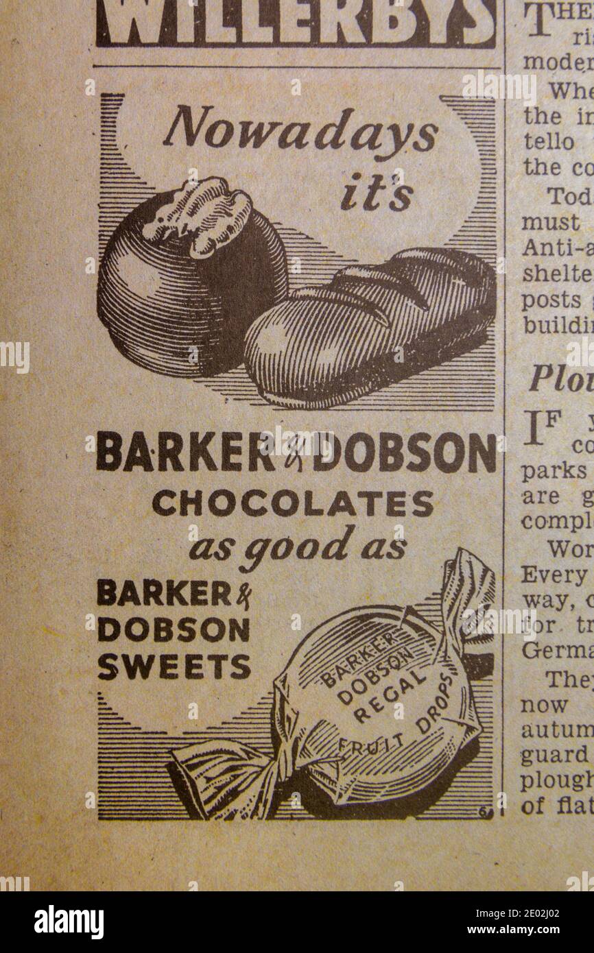 1940s sweets hi-res stock photography and images - Alamy