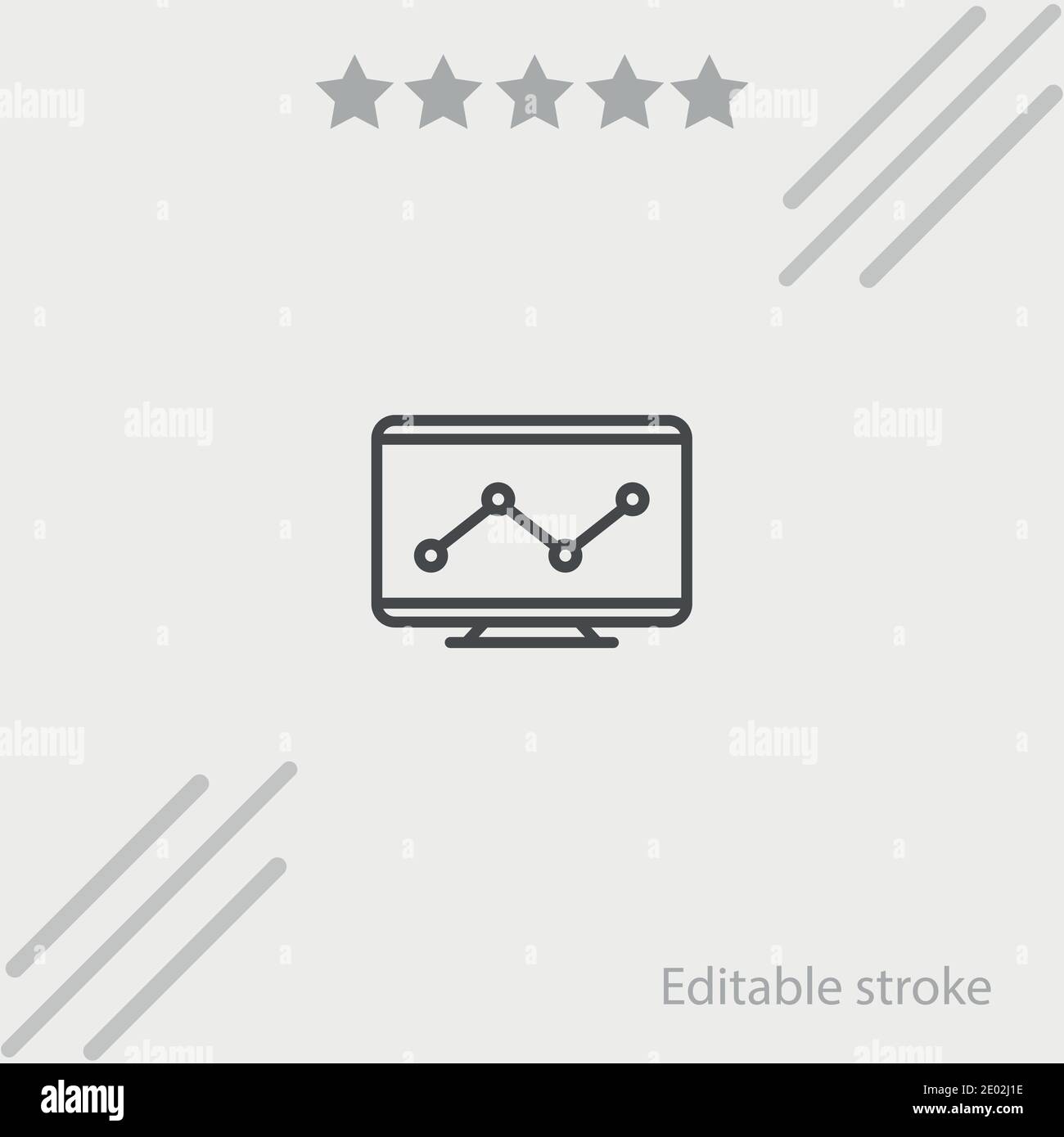 monitoring vector icon modern simple vector illustration Stock Vector ...