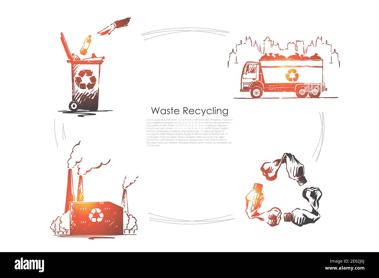 Zero waste, nature, ecology protection, pollution reduction ...