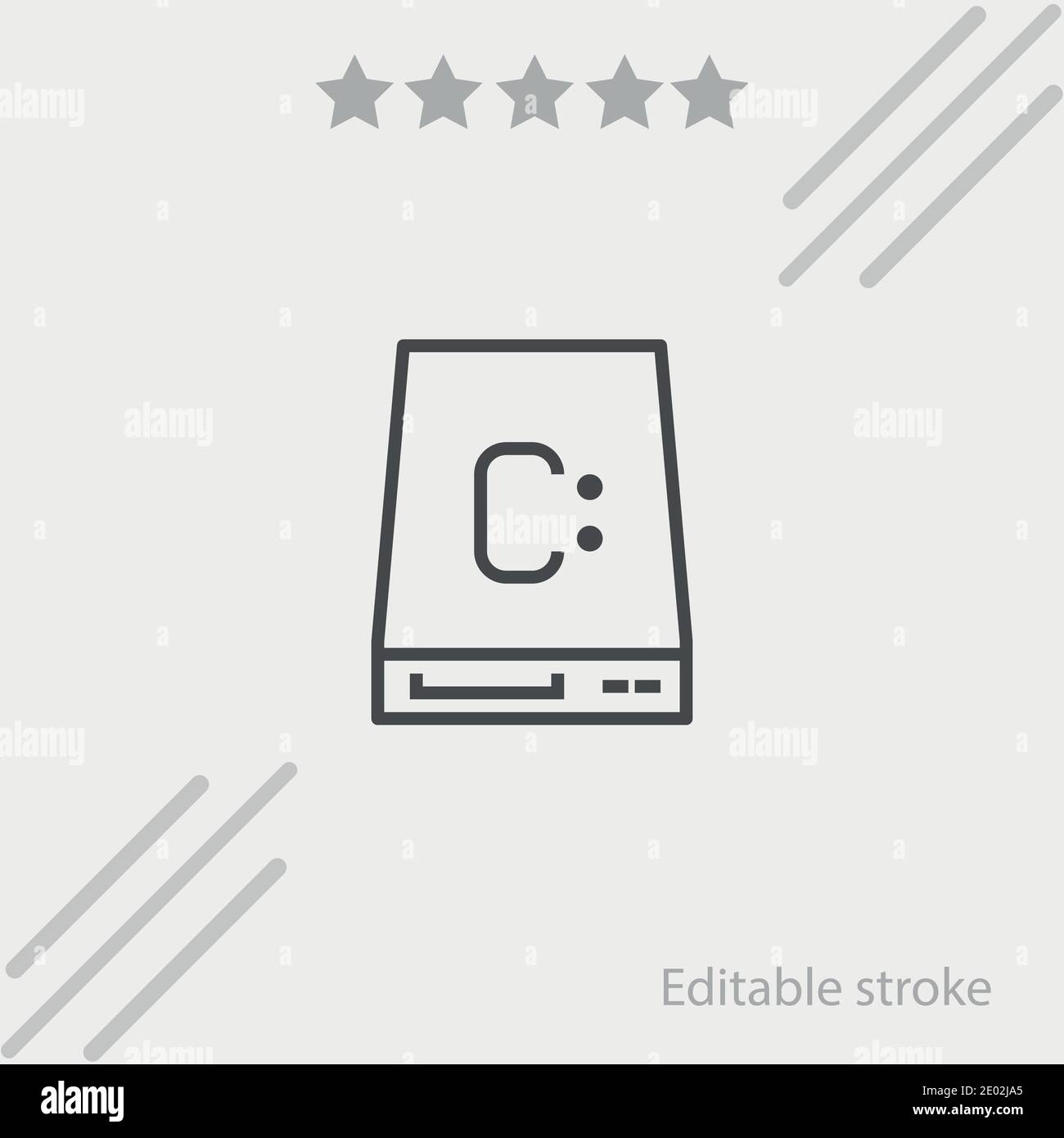 local disk vector icon modern simple vector illustration Stock Vector ...