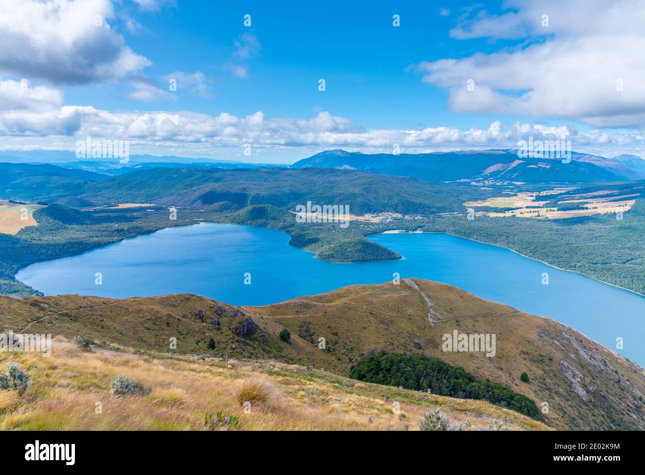 Panorama of lake Rotoiti in New Zealand Stock Photo - Alamy