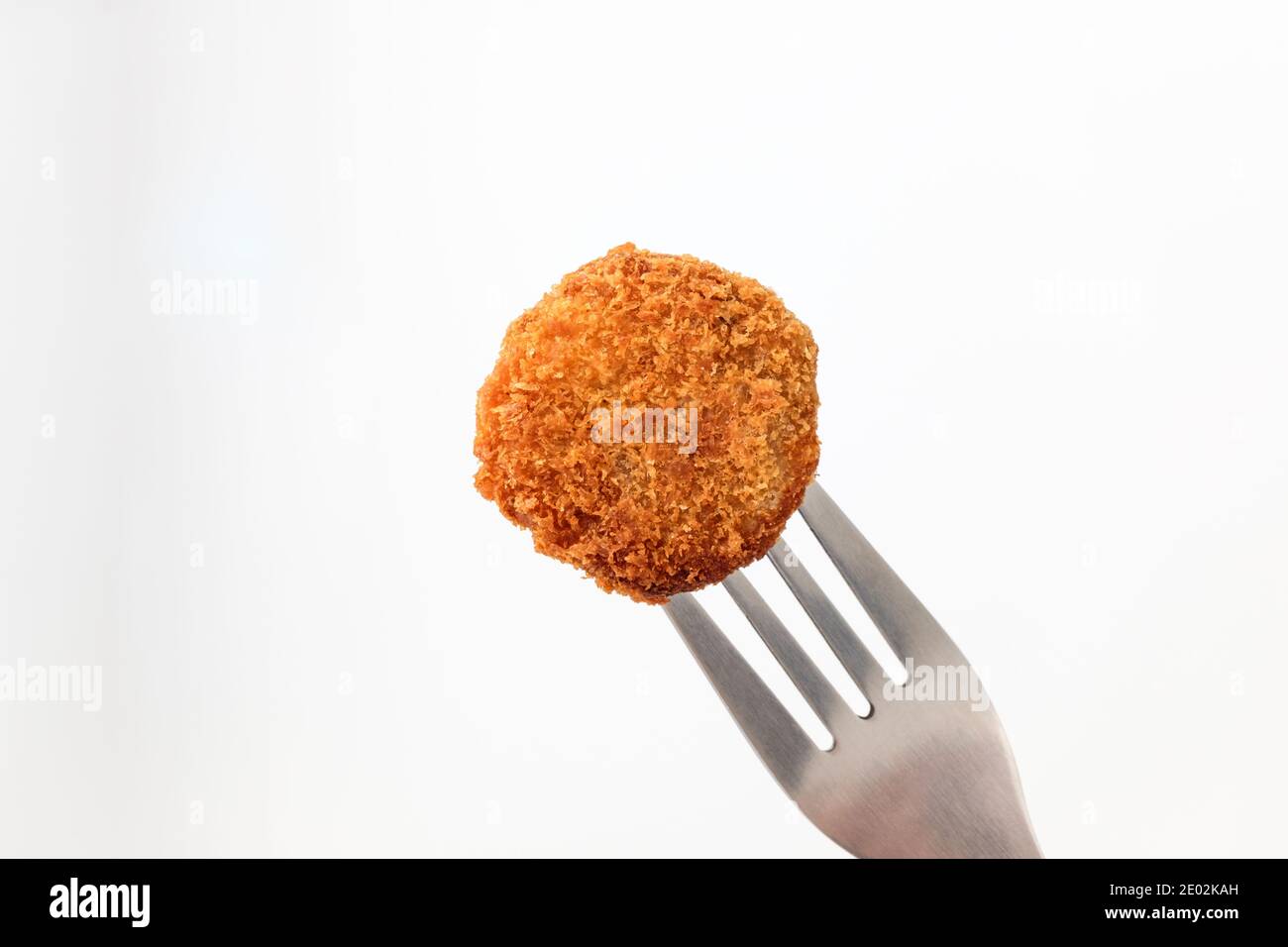 Mini Pork Cutlet on White Background Stock Photo - Alamy