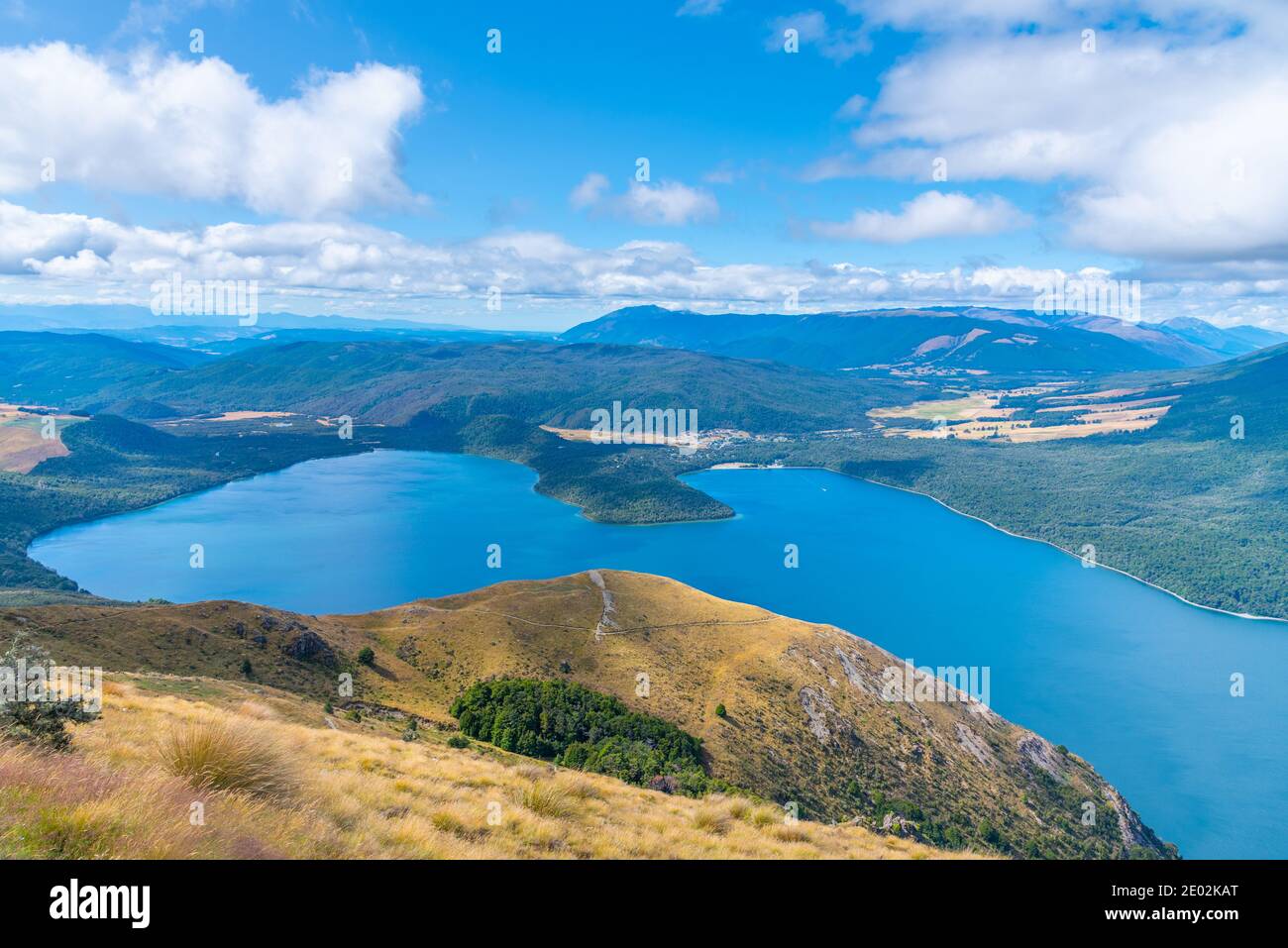 Panorama of lake Rotoiti in New Zealand Stock Photo - Alamy