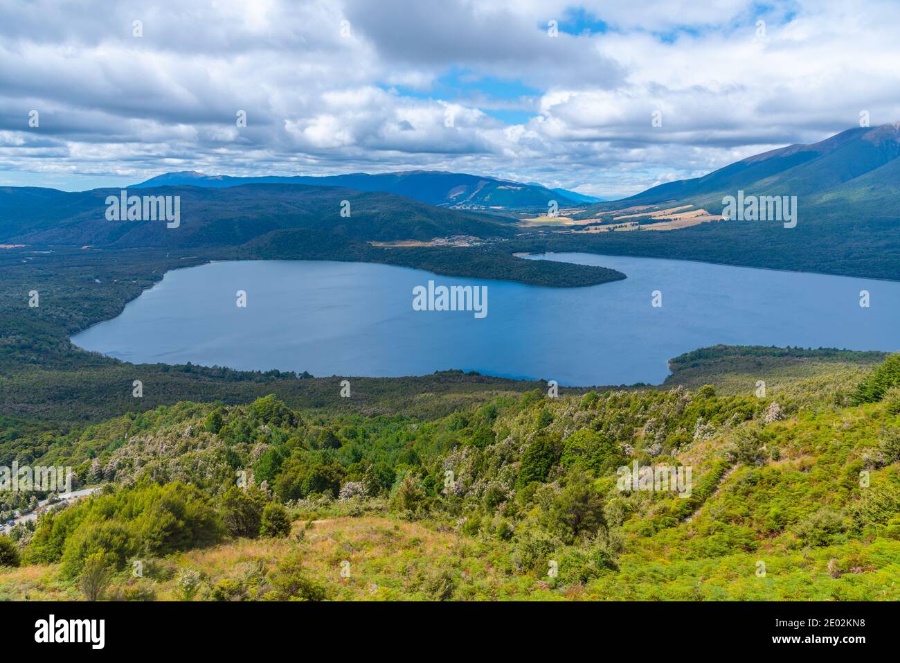 Panorama of lake Rotoiti in New Zealand Stock Photo - Alamy