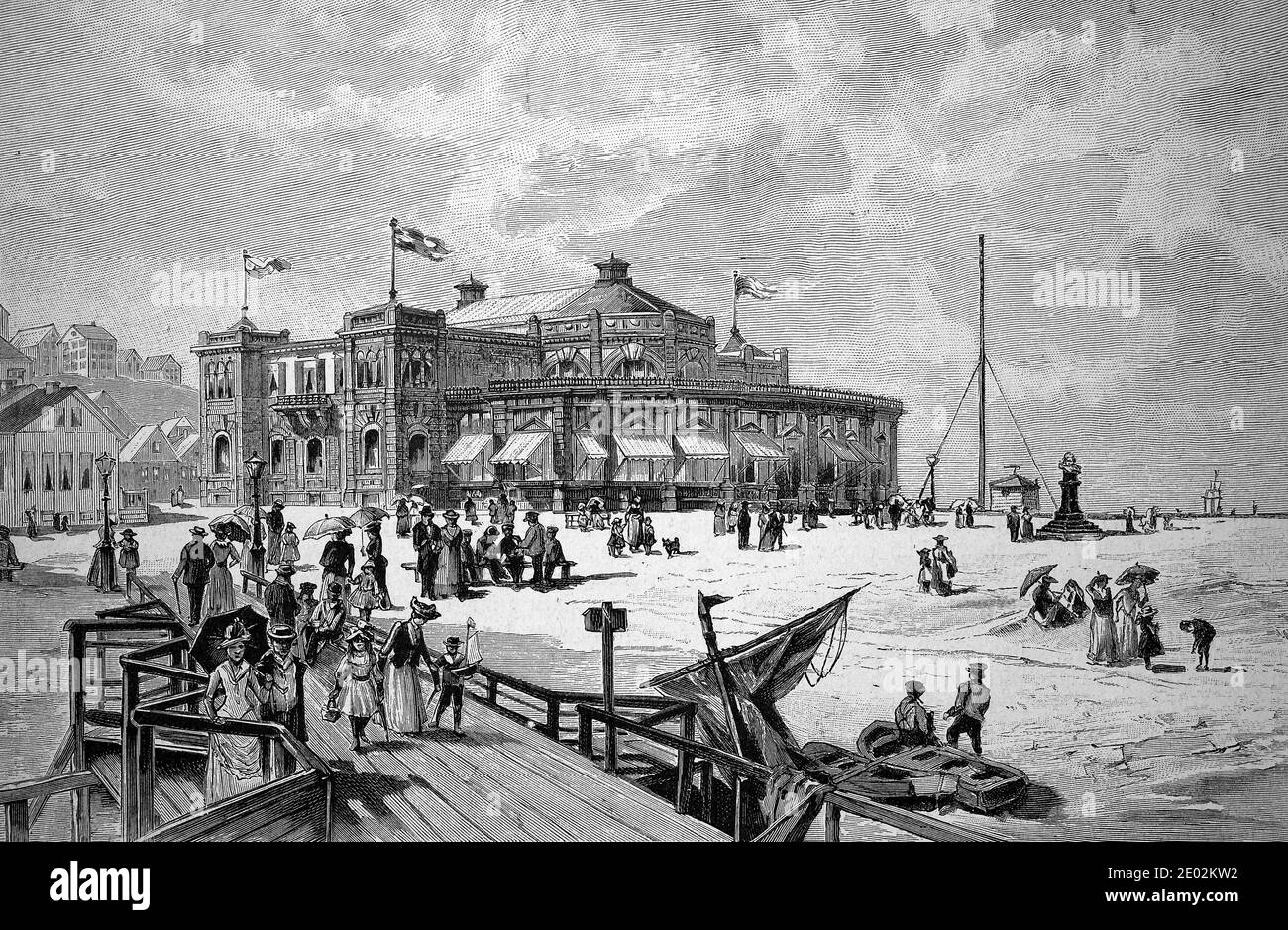 The new conversation house on Helgoland island and the monument by ...