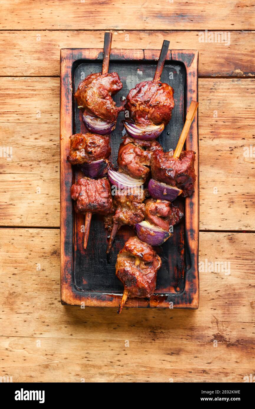 Shashlik live hi-res stock photography and images - Alamy