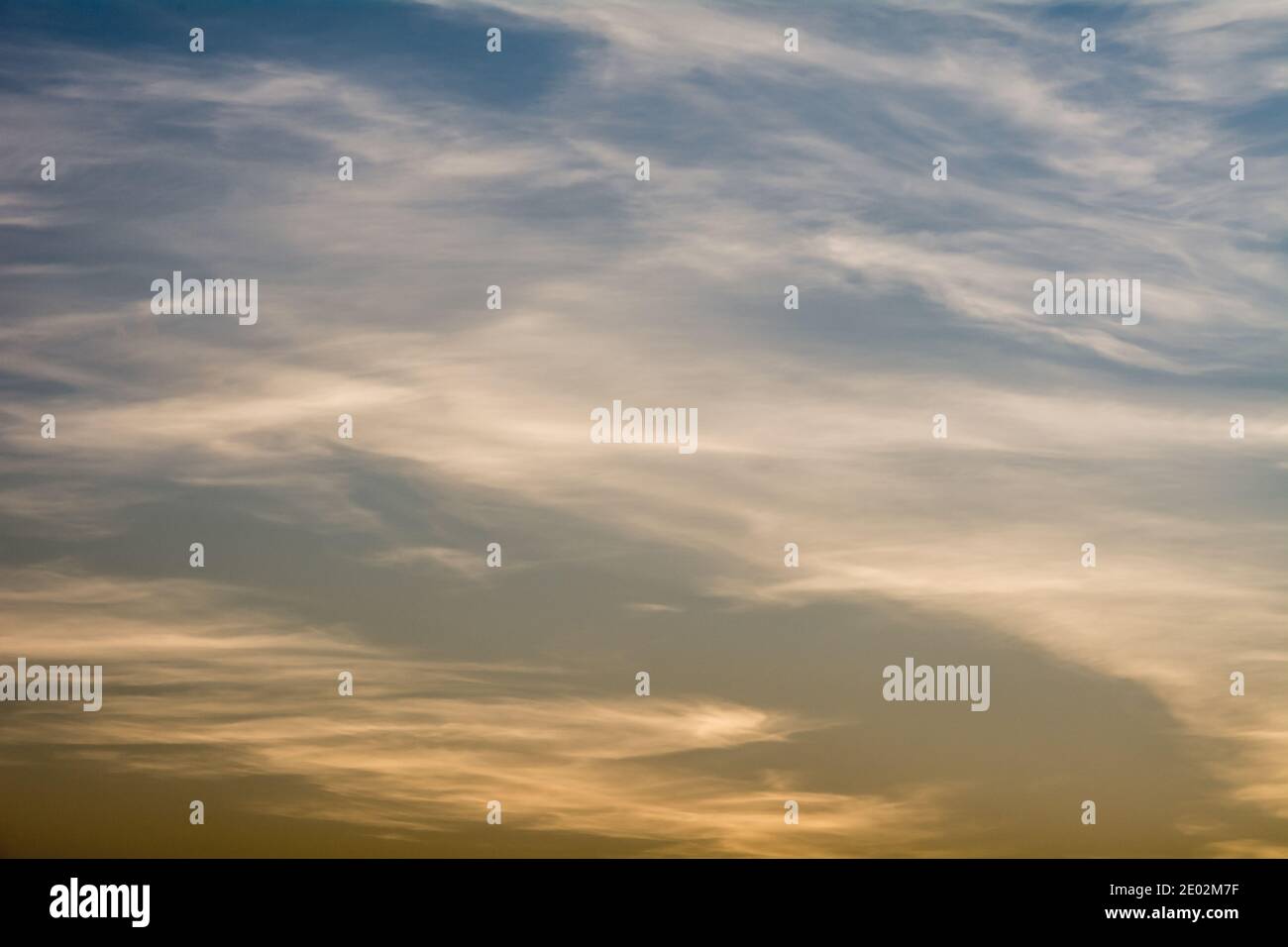 Colorful sky lit by the setting sun Stock Photo - Alamy