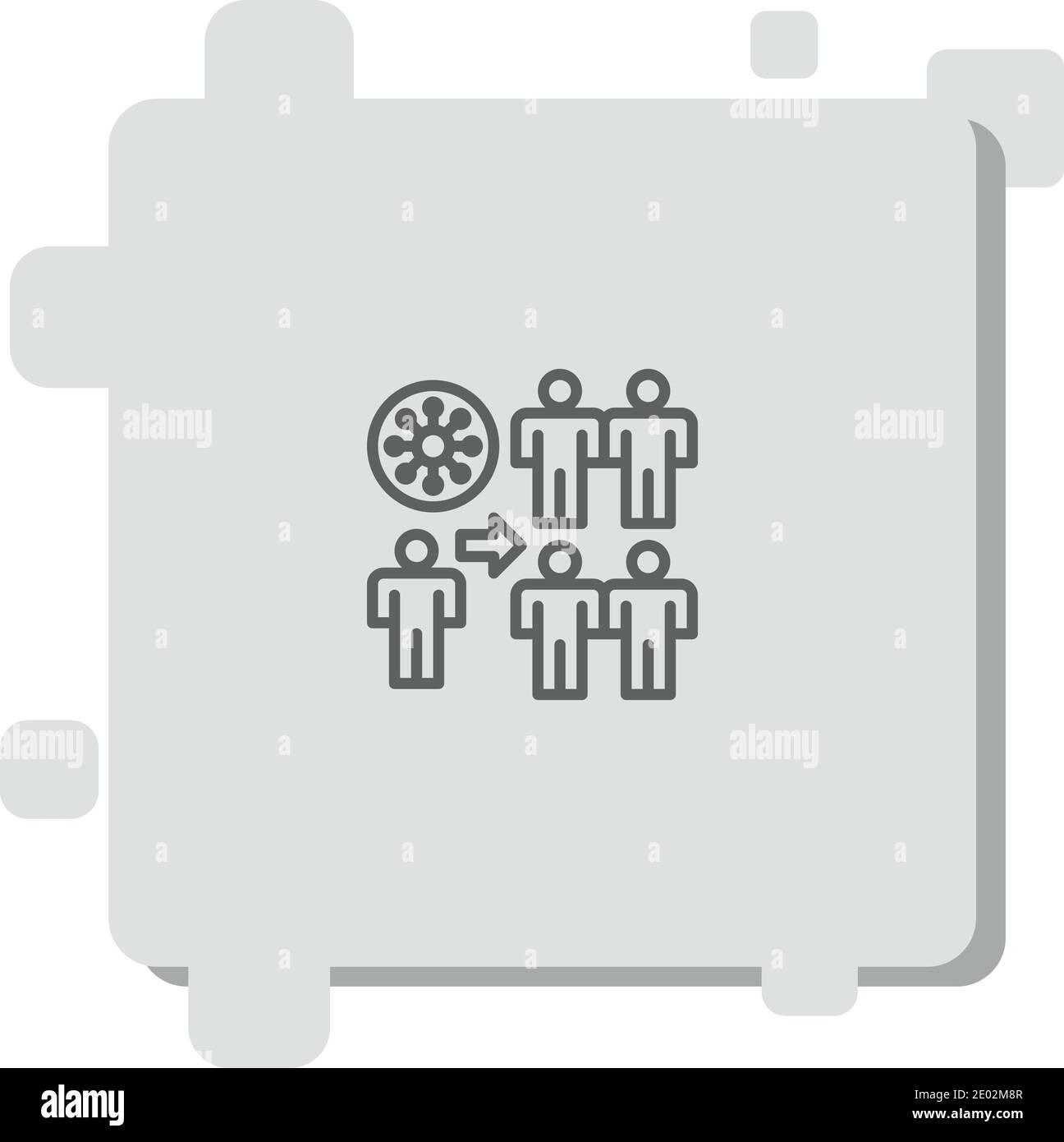 spreading vector icon modern simple vector illustration Stock Vector ...