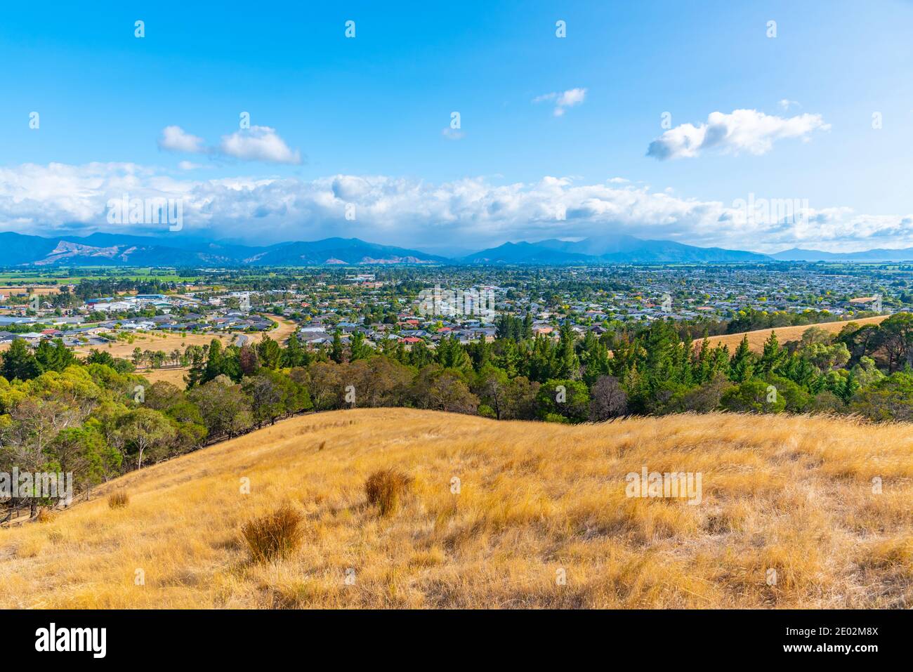 Aerial view of Blenheim in New Zealand Stock Photo - Alamy