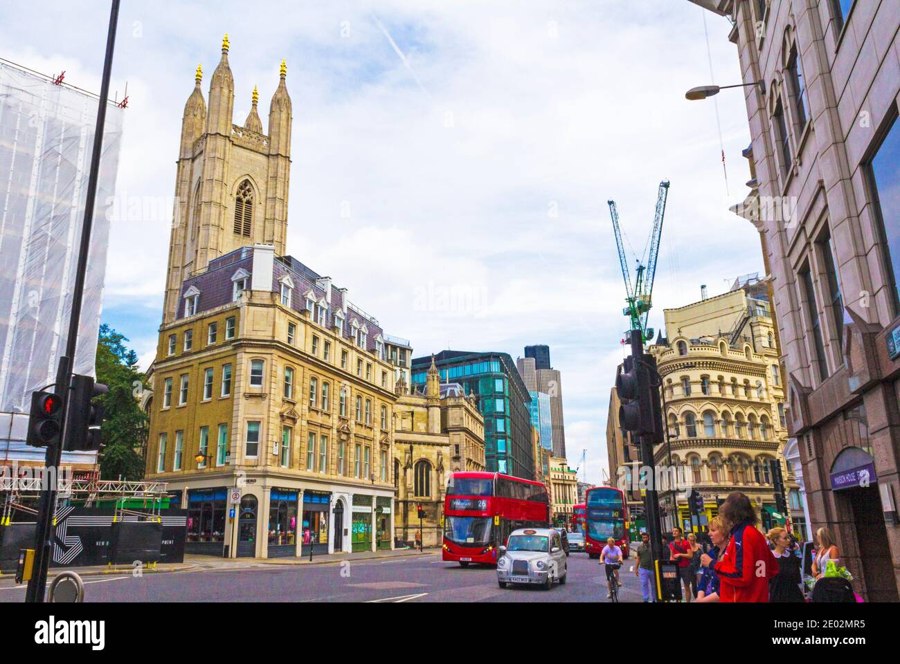 Queen Victoria Street and Cannon Street junction,Roads in the City of ...
