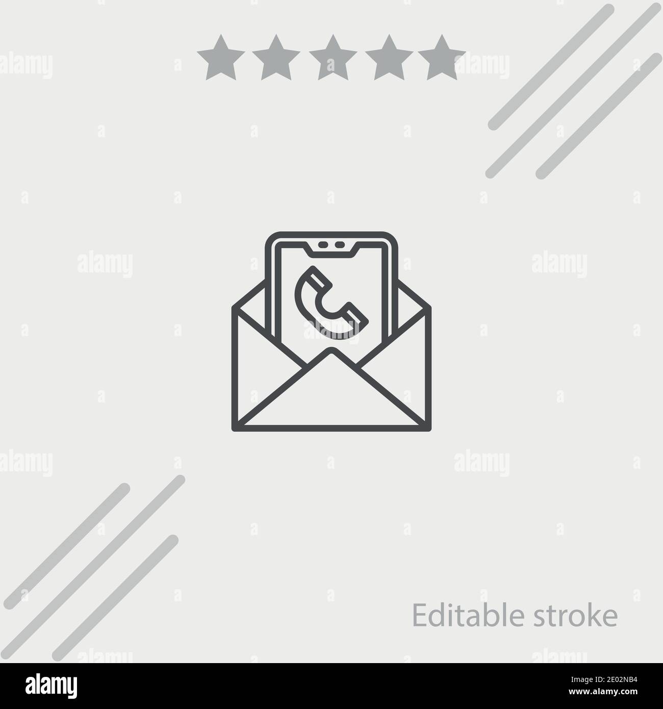 mobile vector icon modern simple vector illustration Stock Vector Image ...