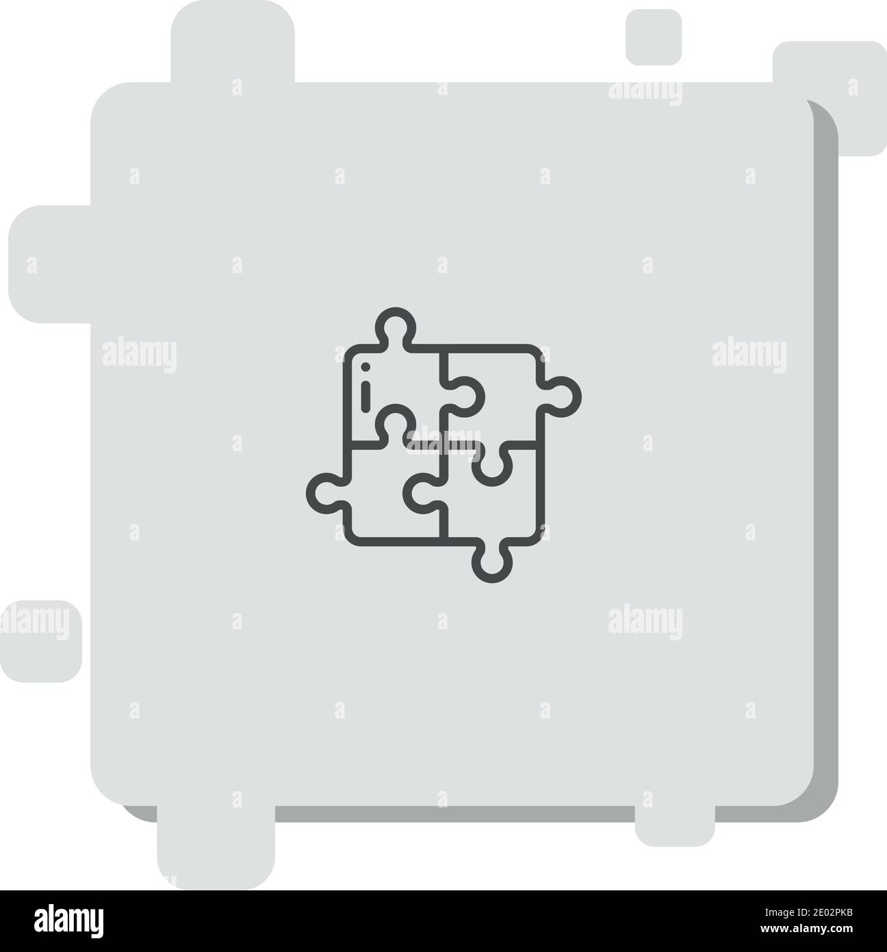 Jigsaw vector icon modern simple vector illustration Stock Vector Image ...