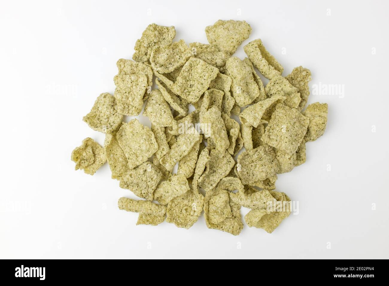 Pastry made of seaweed on a white background Stock Photo - Alamy