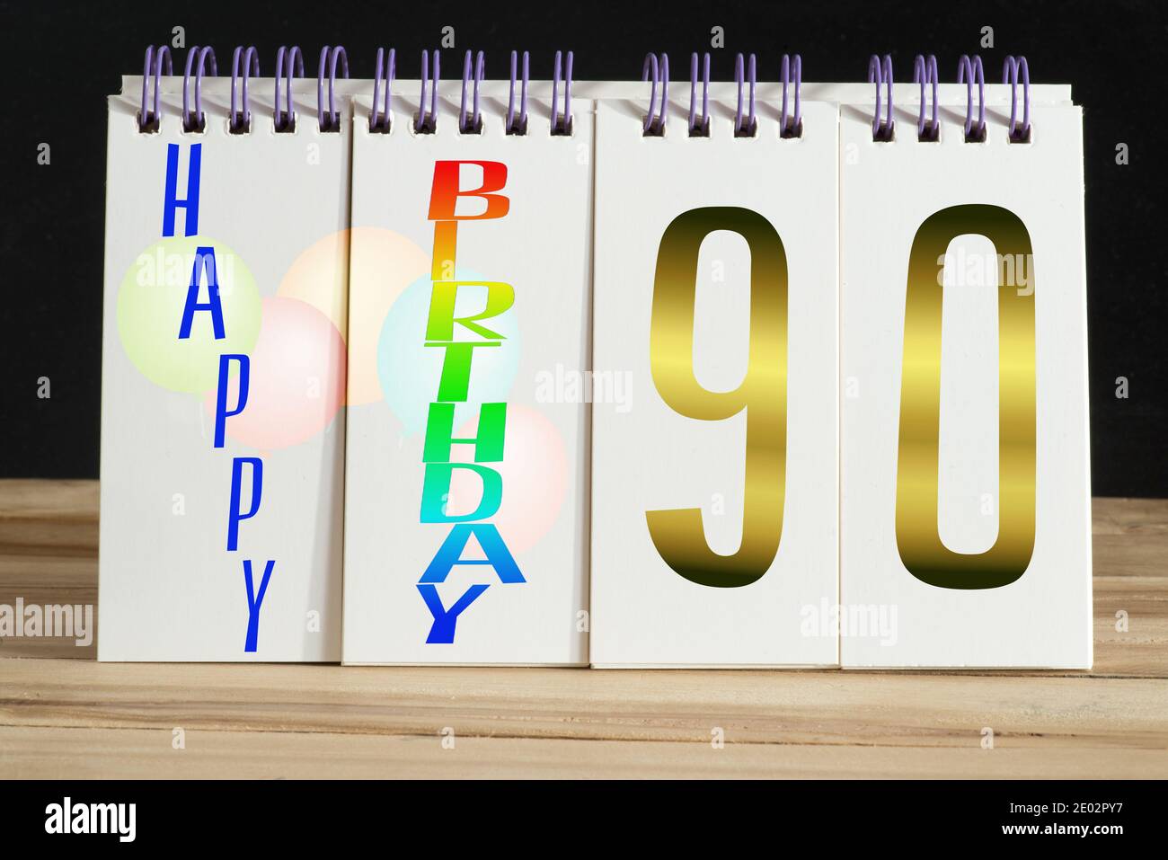Happy 90th birthday hi-res stock photography and images - Alamy