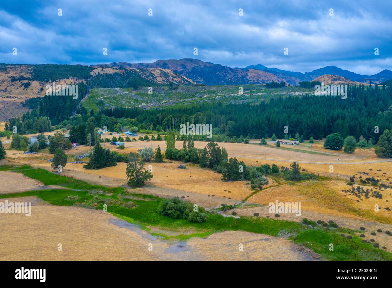 Landscape of Lewis pass in New Zealand Stock Photo - Alamy