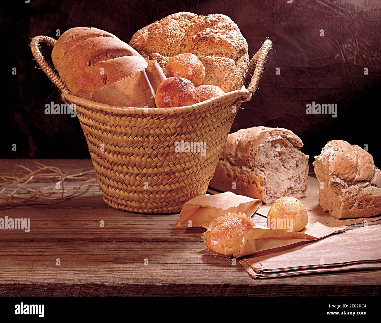 Various types bread rolls hi-res stock photography and images - Alamy