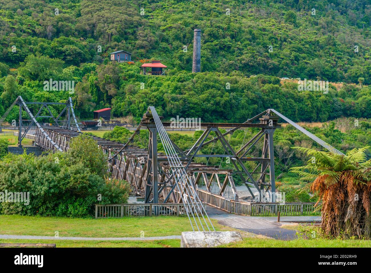 Brunner Mine Historic Area in New zealand Stock Photo - Alamy