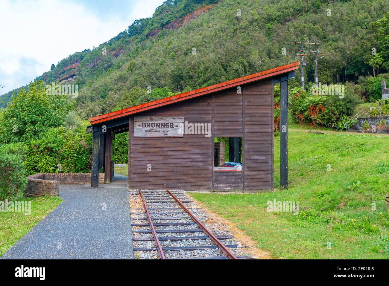 Brunner Mine Historic Area in New zealand Stock Photo - Alamy