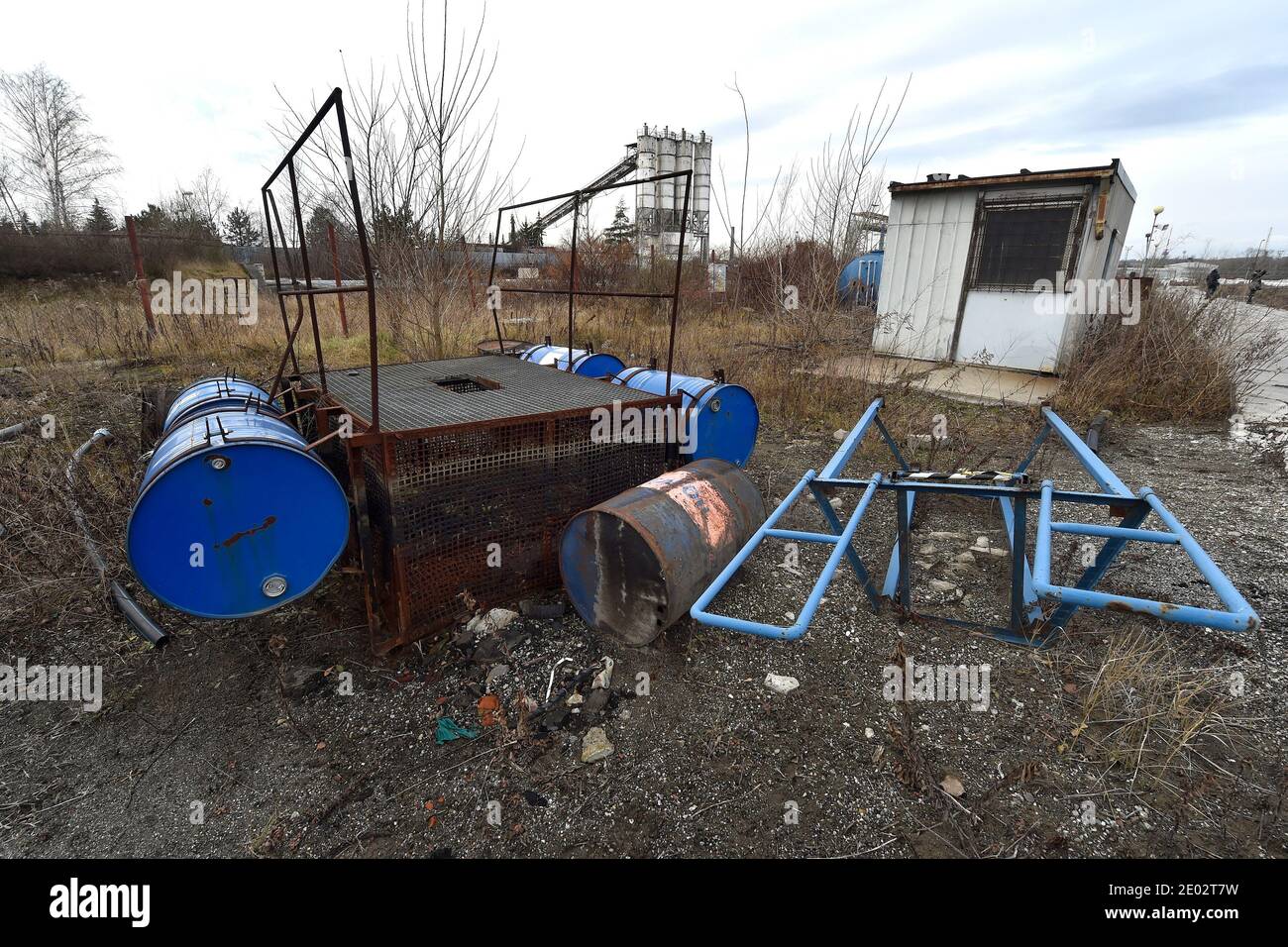 Sludge lagoons hi-res stock photography and images - Alamy
