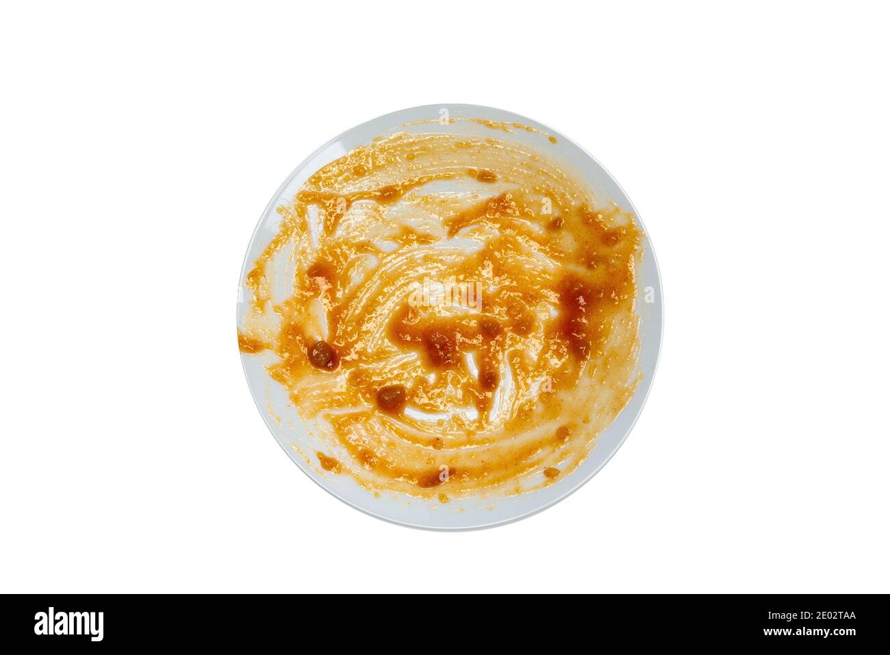 Empty dinner plate after meal Cut Out Stock Images & Pictures - Alamy
