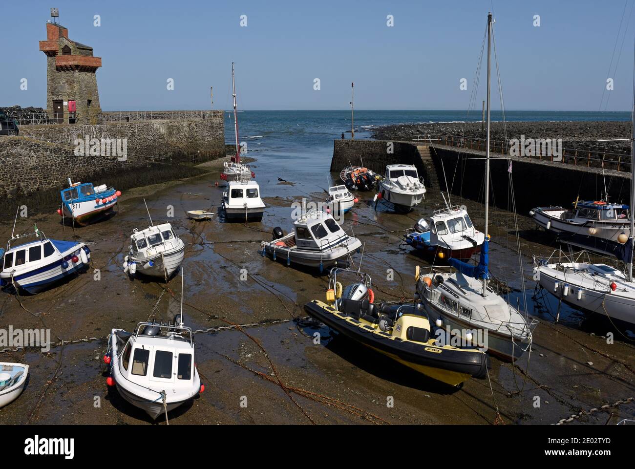 Lynmouth harbour, North Devon, England Stock Photo - Alamy
