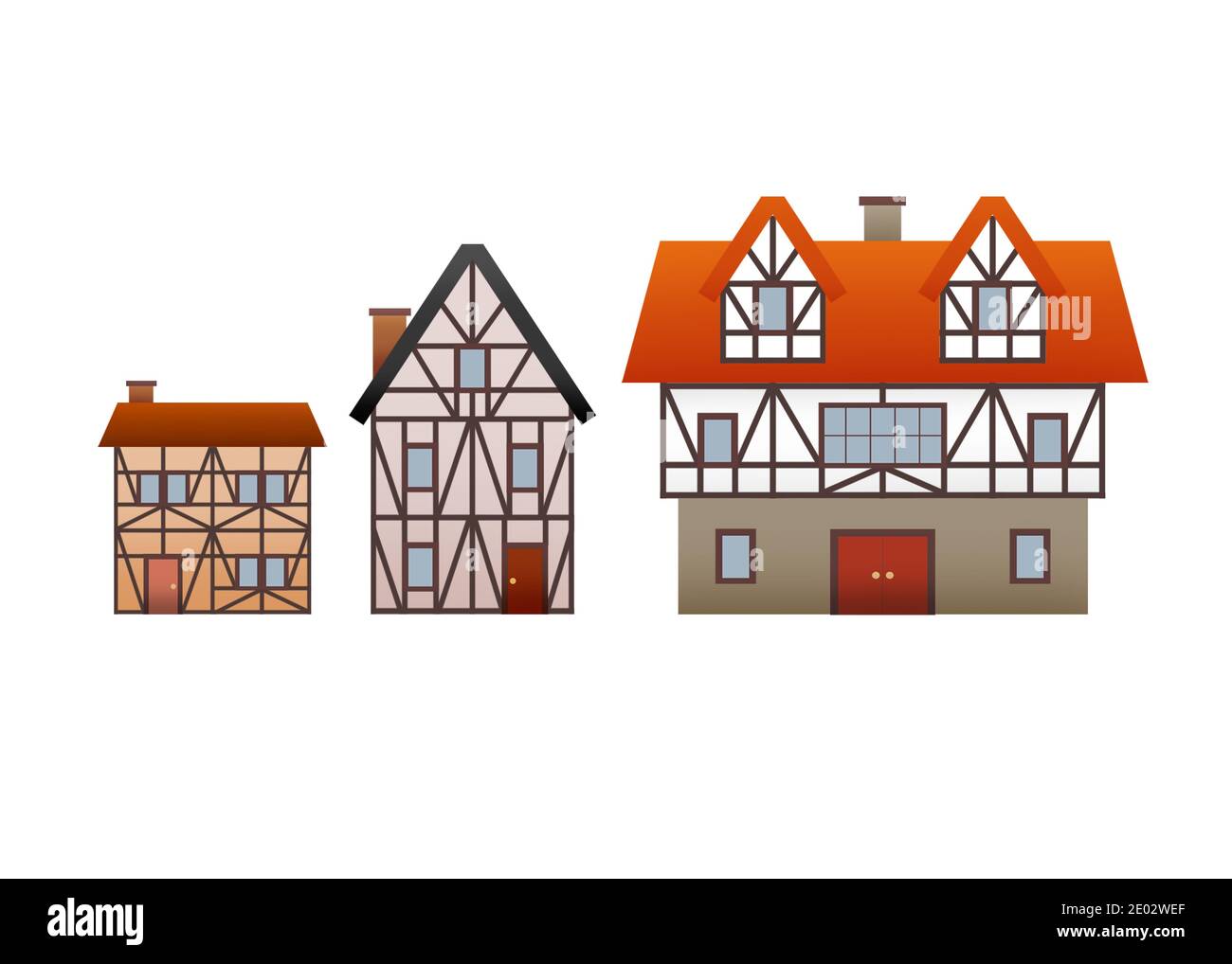 Traditional german house Cut Out Stock Images & Pictures - Alamy