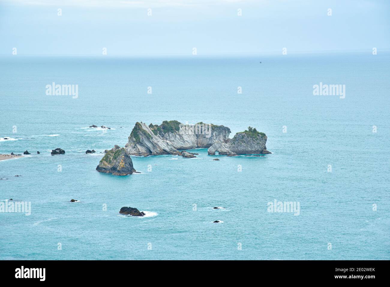 Knights Point Lookout in New Zealand Stock Photo - Alamy