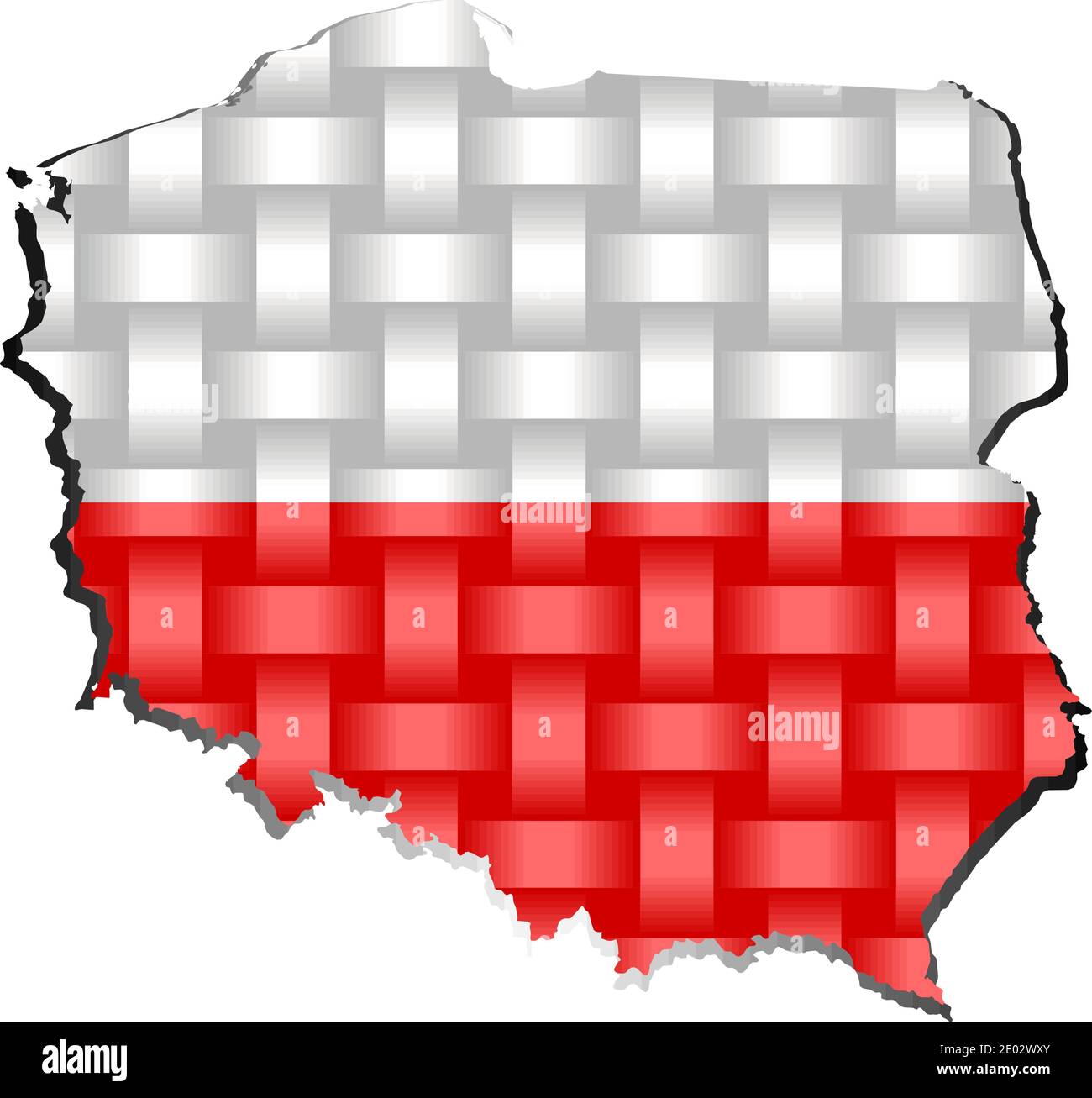 Grunge map poland flag hi-res stock photography and images - Alamy