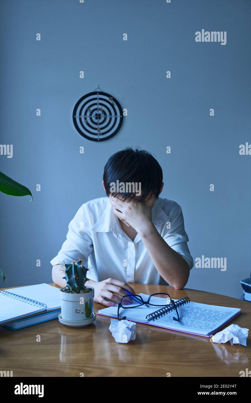Frustrated asian man hi-res stock photography and images - Alamy