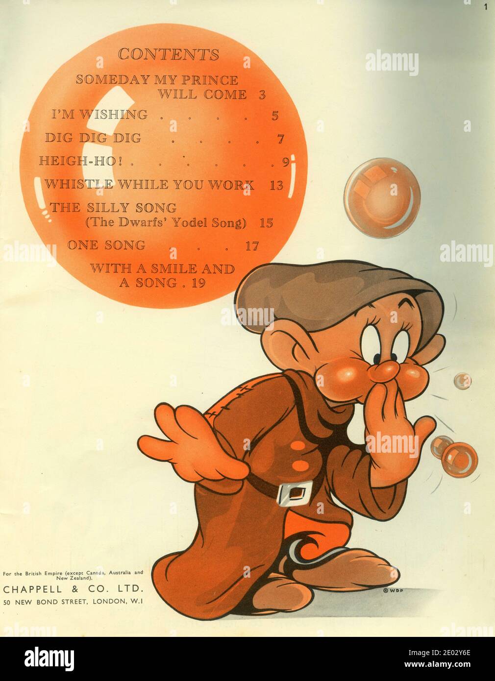 WALT DISNEY's SNOW WHITE AND THE SEVEN DWARFS 1937 supervising director ...