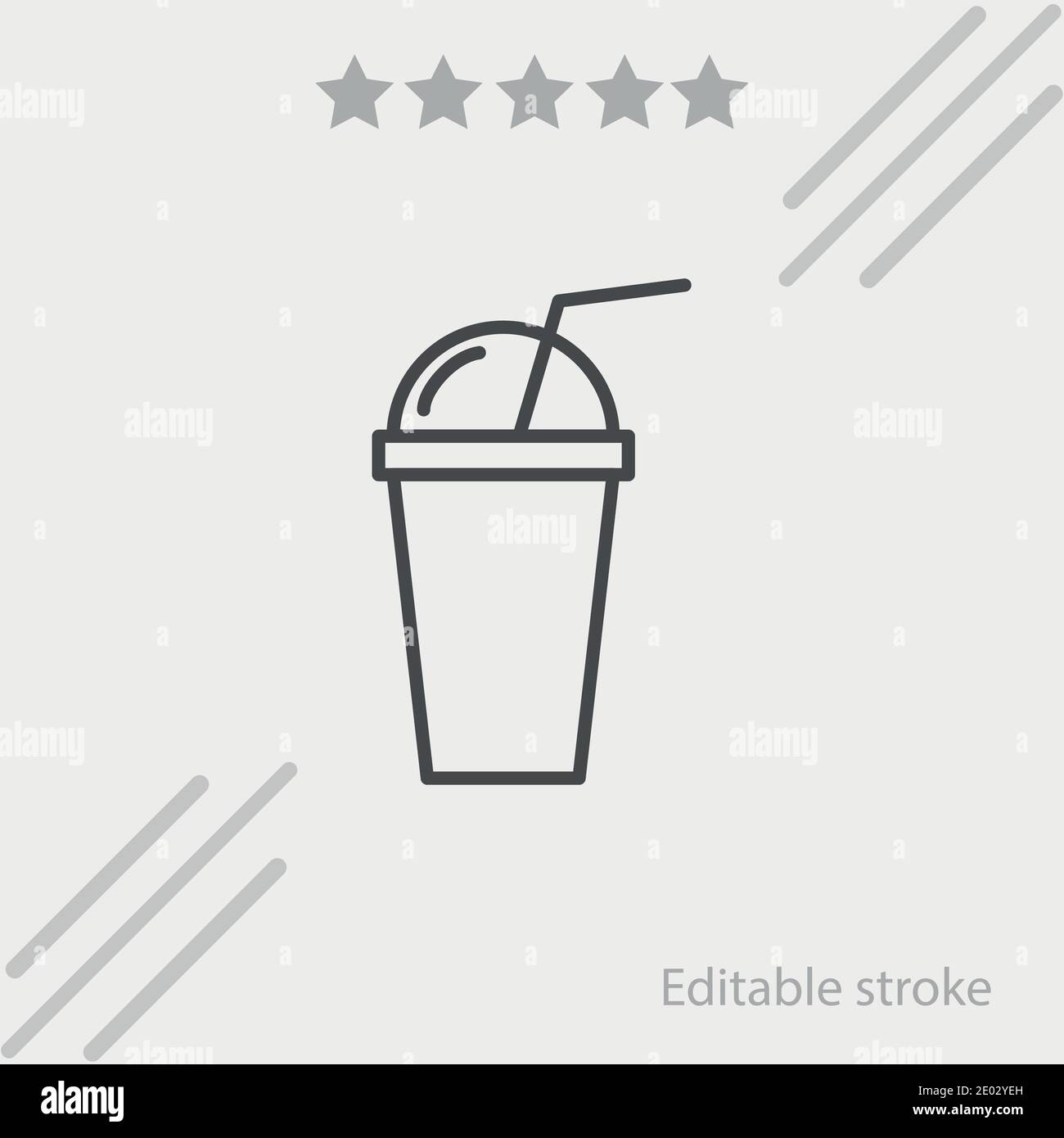 milkshake vector icon modern simple vector illustration Stock Vector ...