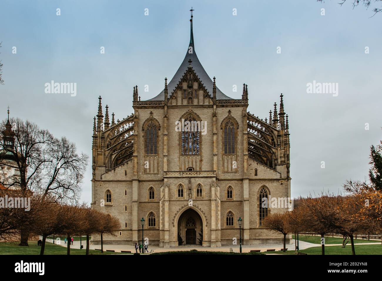 Saint Barbara Church, Czech Chram sv. Barbory, in Kutna Hora, Czech ...