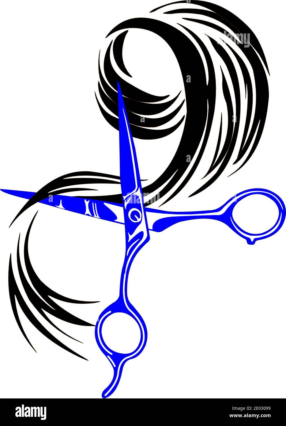 Hair lock Stock Vector Images - Alamy