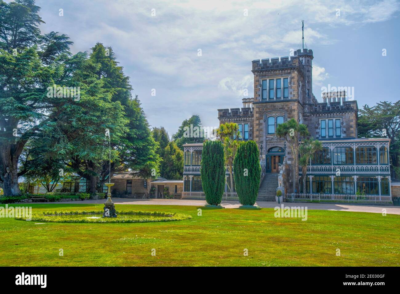 Larnach castle in Dunedin, New Zealand Stock Photo - Alamy