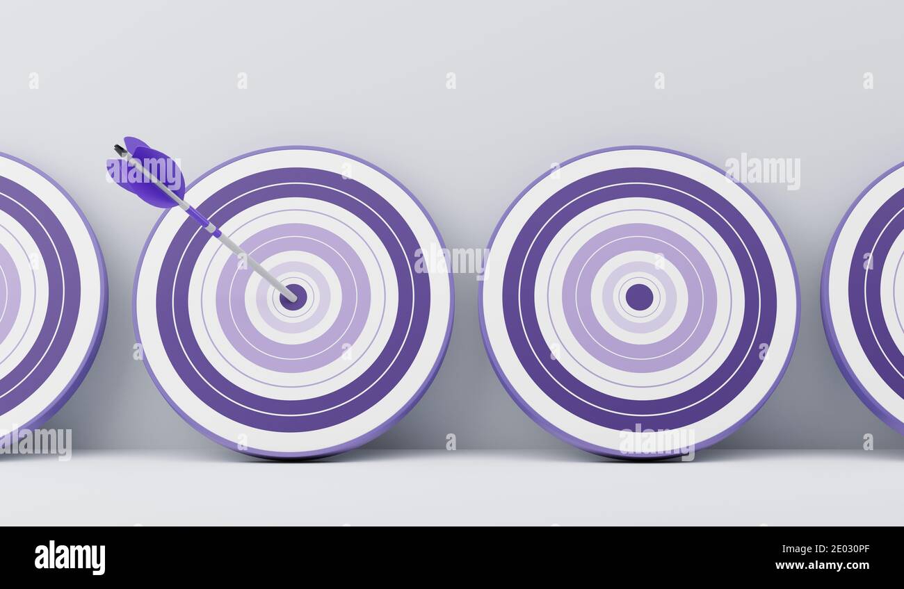 competitive advantage, strategic marketing concept. 3d illustration ...