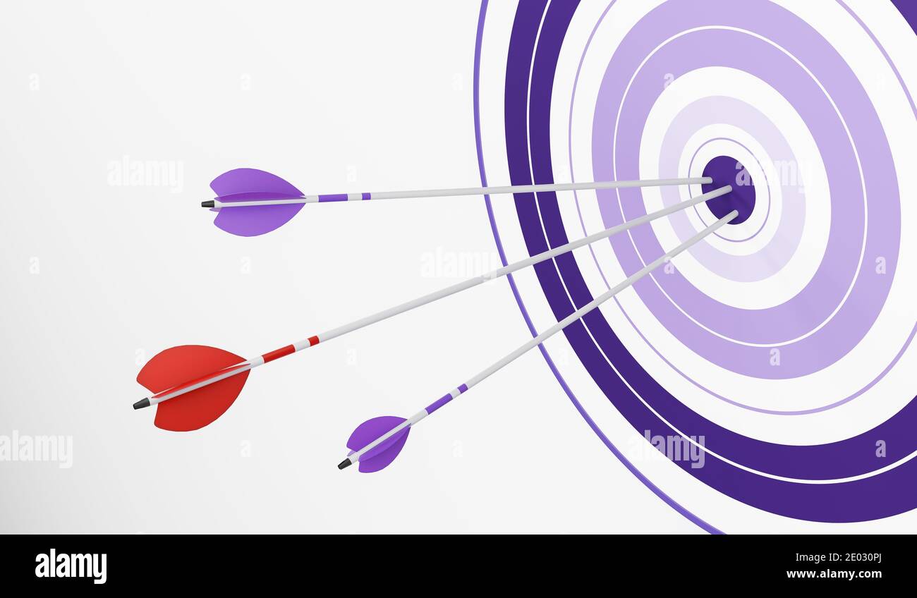 competitive advantage, strategic marketing concept. 3d illustration ...