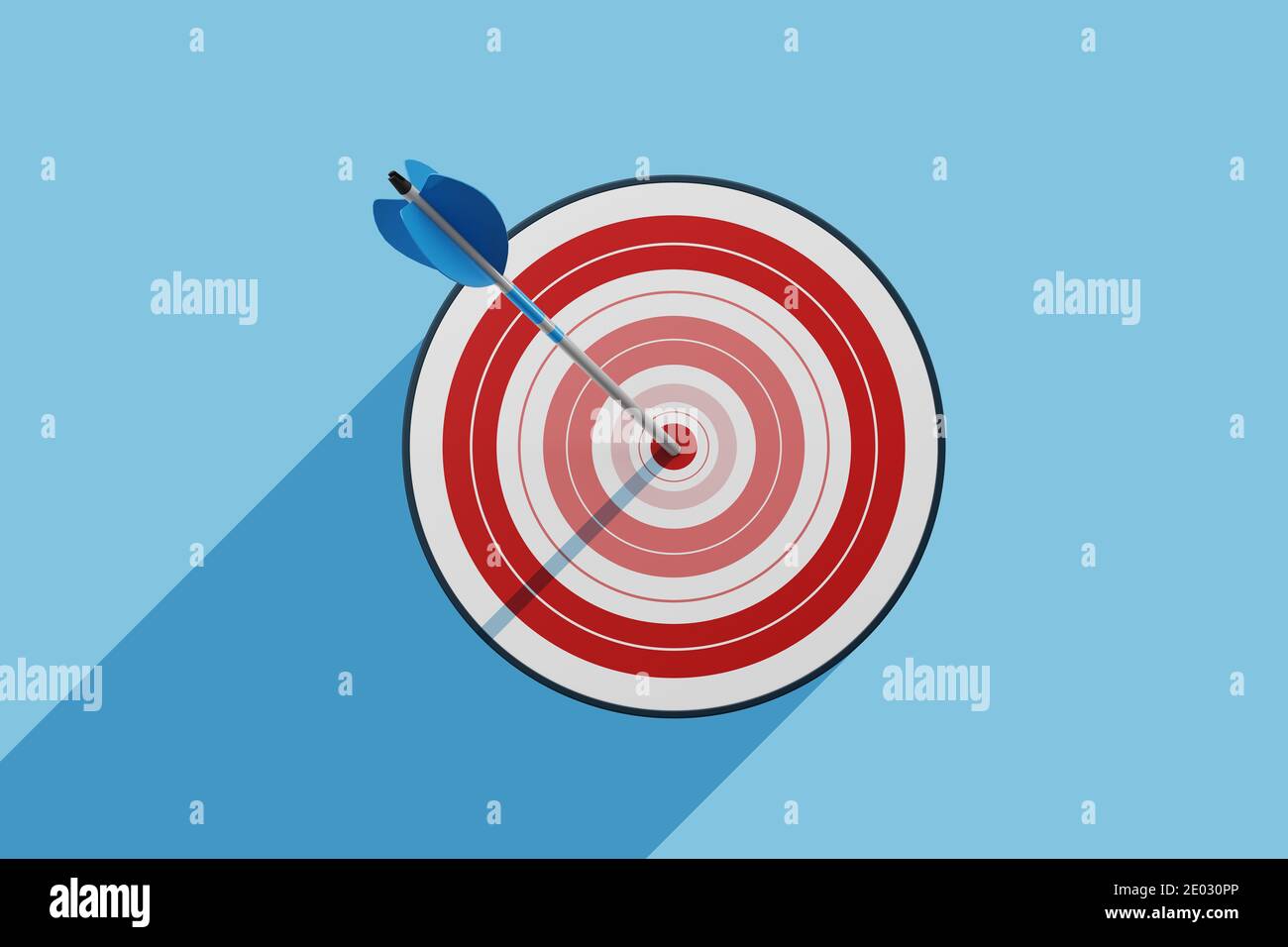competitive advantage, strategic marketing concept. 3d illustration ...