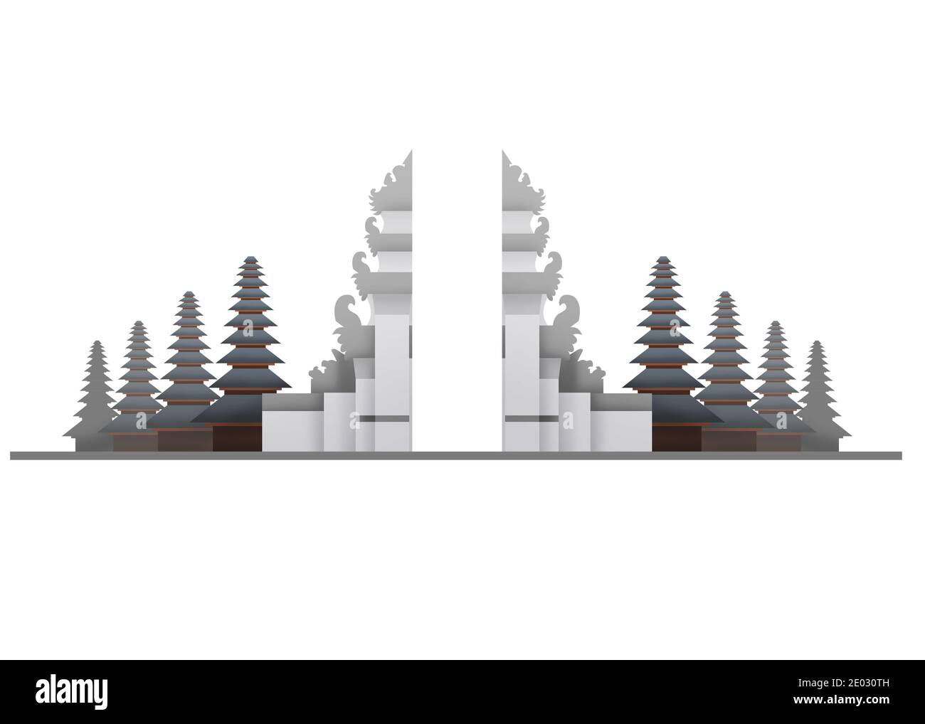 Bali temples Cut Out Stock Images & Pictures - Alamy