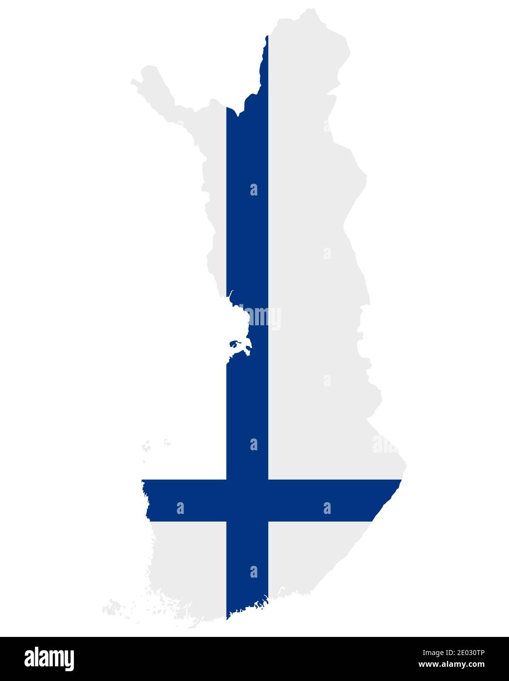 Flag in map of Finland Stock Photo - Alamy
