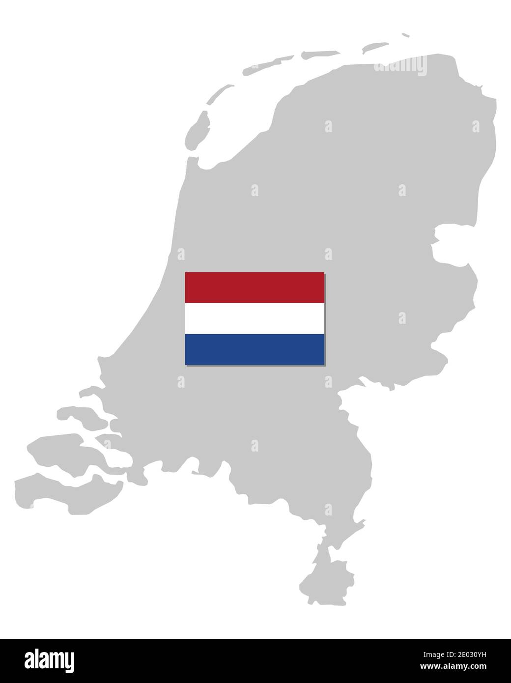 Flag and map of the Netherlands Stock Photo - Alamy