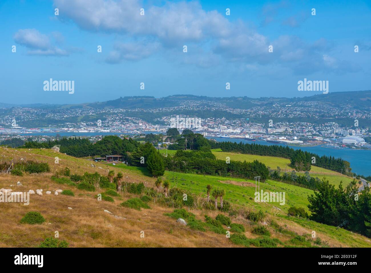 Dunedin church new zealand aerial hi-res stock photography and images ...