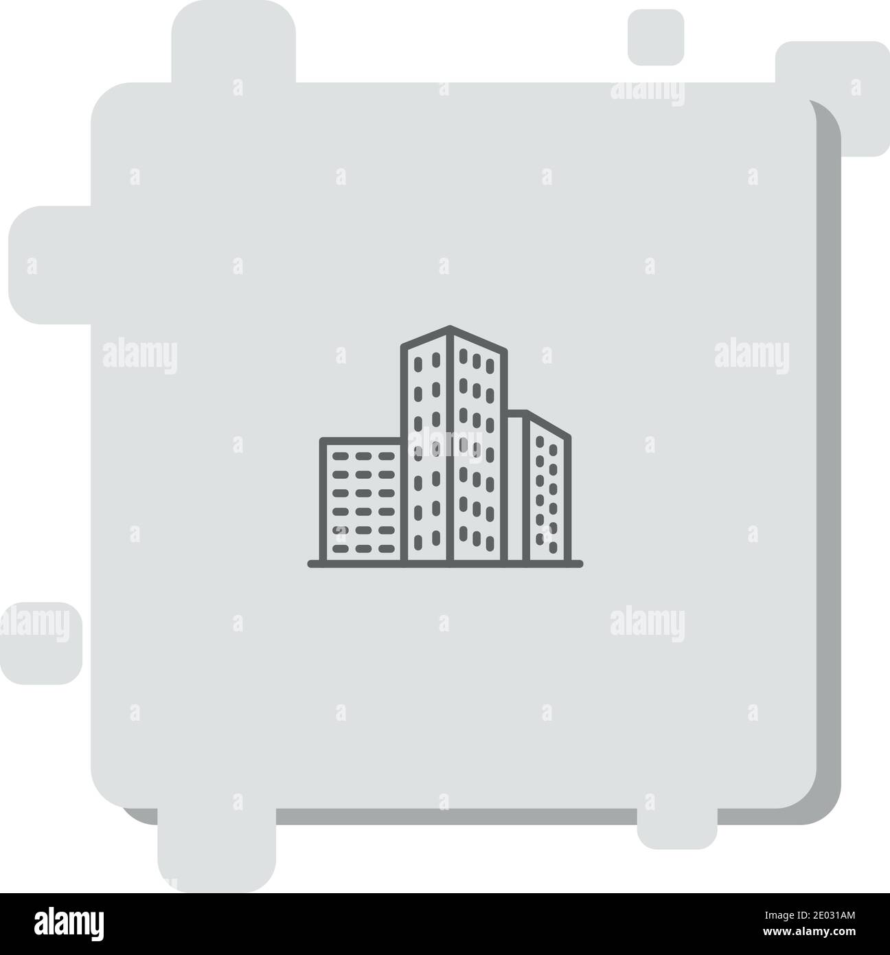 office building vector icon modern simple vector illustration Stock ...